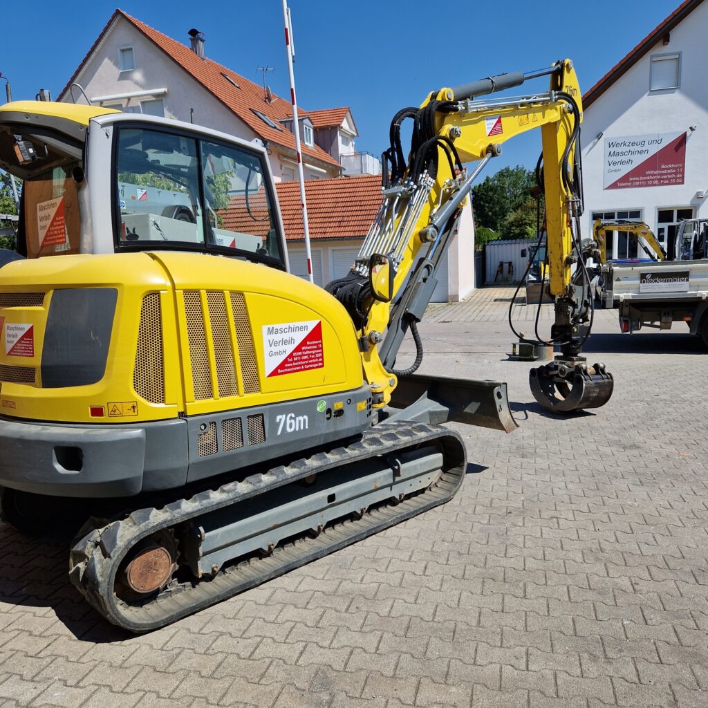 Minibagger 7,0 t – Bagger – einfach mieten bei Maschinenverleih Bockhorni